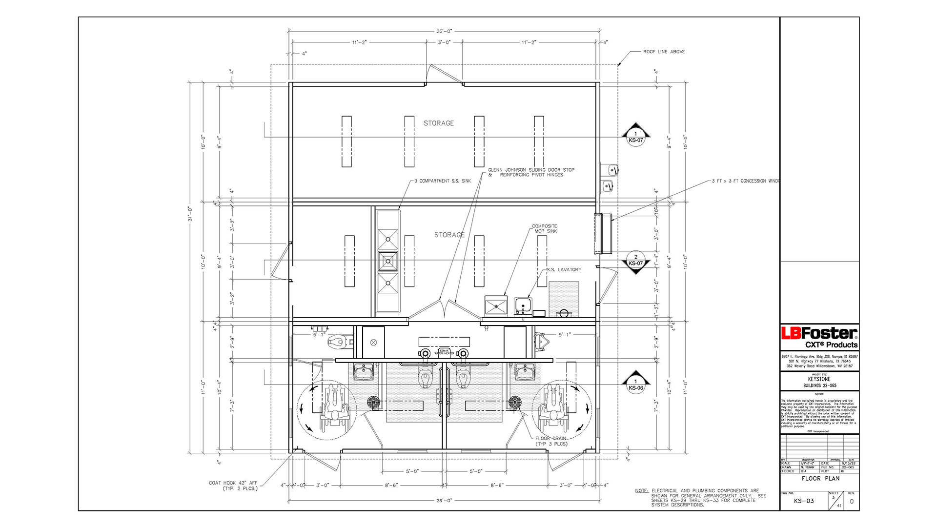 High School Concession and Restroom Facility - Best In Class